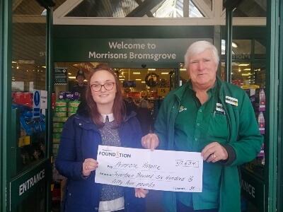 Morrisons Foundation donates £17,654 to Primrose - Primrose Hospice