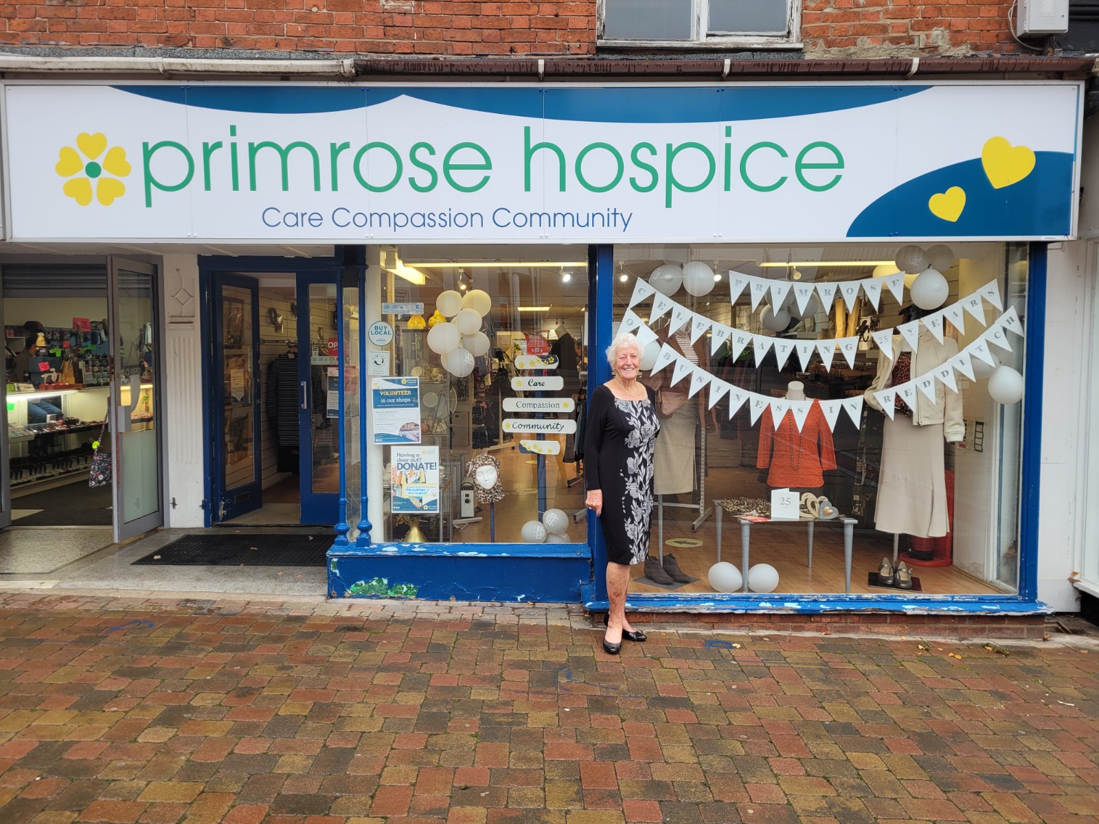 25 years of support for Primrose Hospice’s Redditch Shop - Primrose Hospice